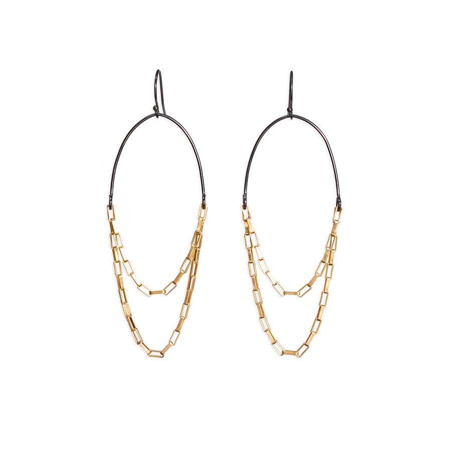 box chain earrings – Lisa Crowder Studio